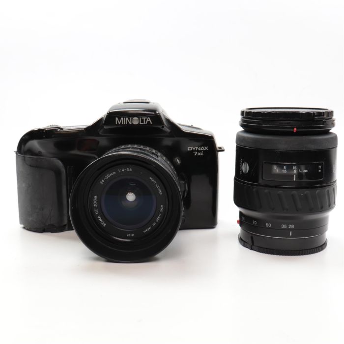 USED Minolta Dynax 7xi 35mm Film Camera 28-105mm Kit | Camera Centre UK